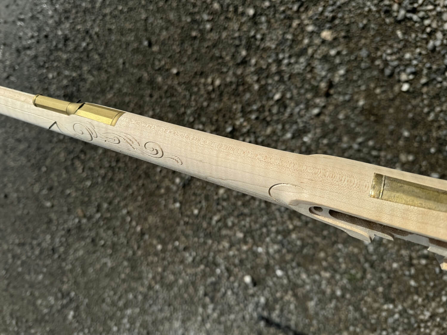 SHIP NEXT DAY Carved Woodsrunner Rifle Kit +$315 for Lock - Billed Sep ...