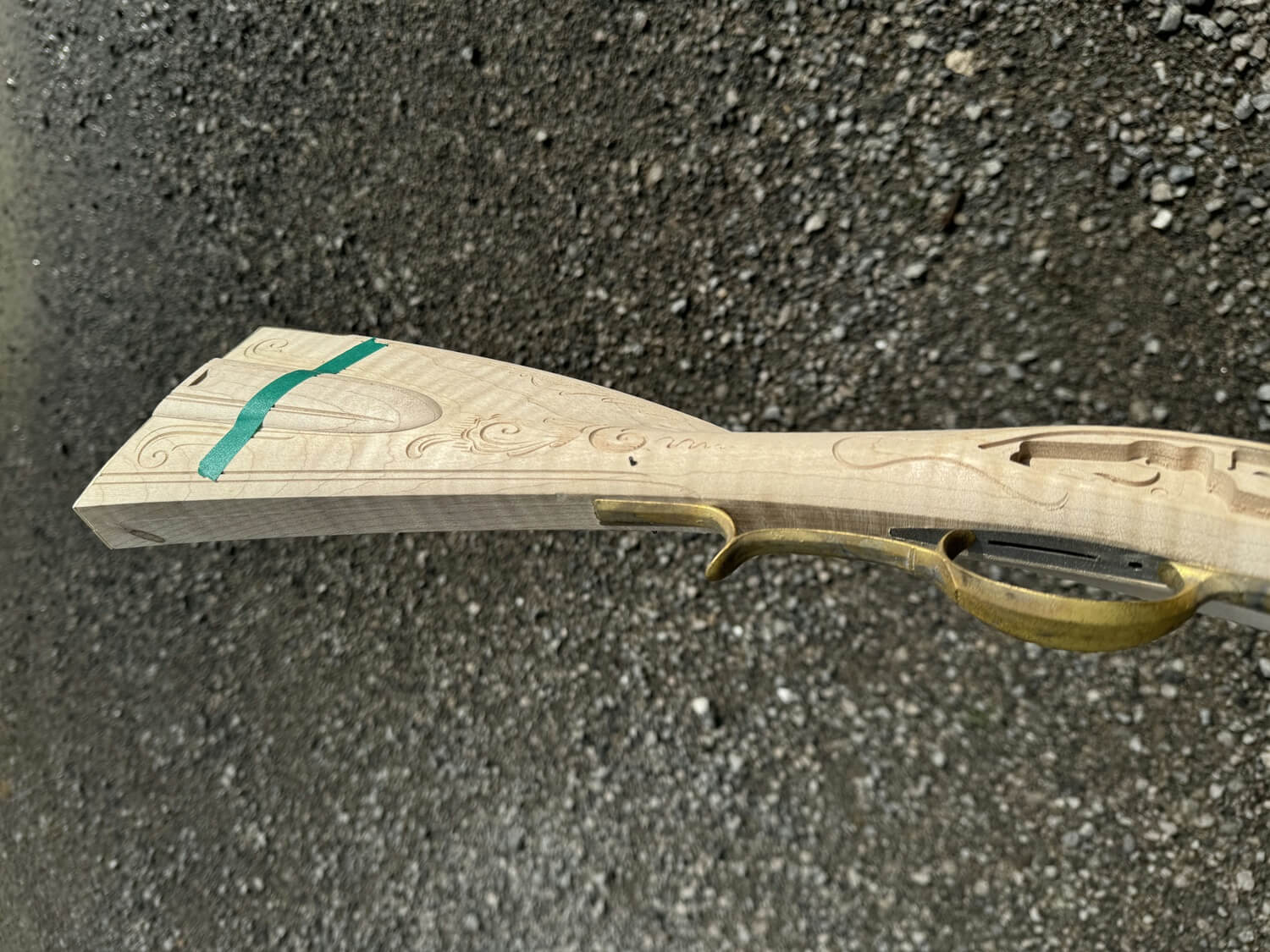 SHIP NEXT DAY Carved Woodsrunner Rifle Kit +$315 for Lock - Billed Sep ...