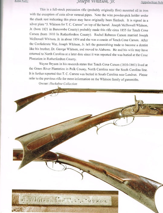 Southern Mountain Rifle Kit by Jim Kibler – Kibler's Longrifles